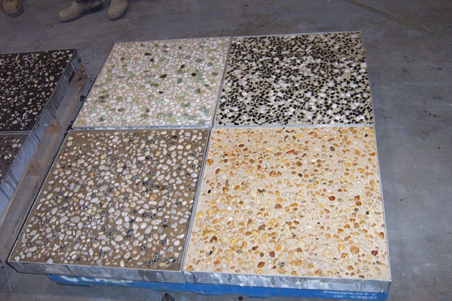 Decorative Pebblecrete - CD Concrete Constructions Pty Ltd